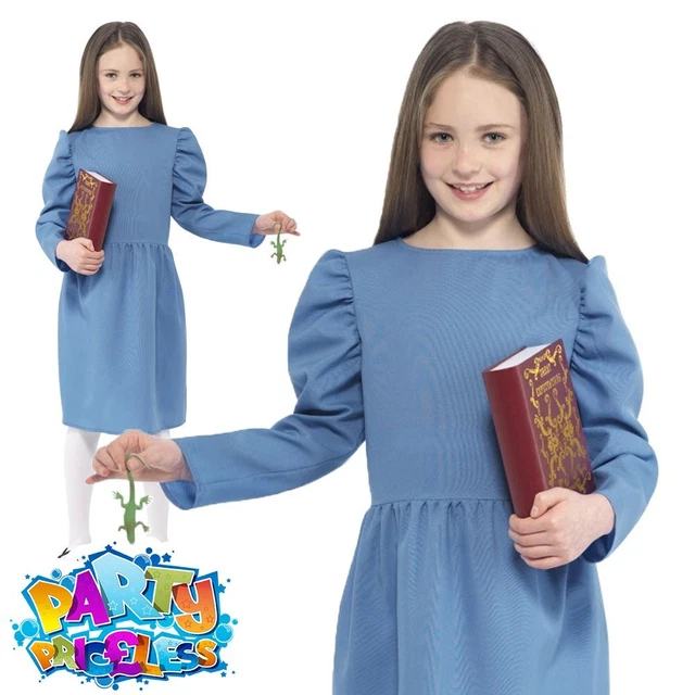 MATILDA COSTUME KIDS Roald Dahl World Book Day Week Girls Childrens ...