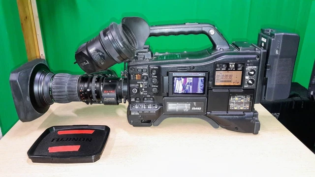 PANASONIC AJ-HPX3100G P2 HD Memory Card Camera Recorder + Wide Angle ...