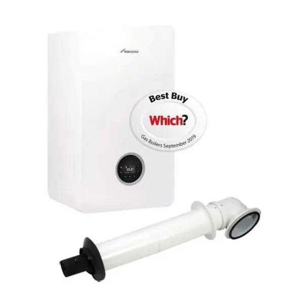 WORCESTER BOSCH GREENSTAR 4000 Combi Boiler White 30KW + flue + comfort ...
