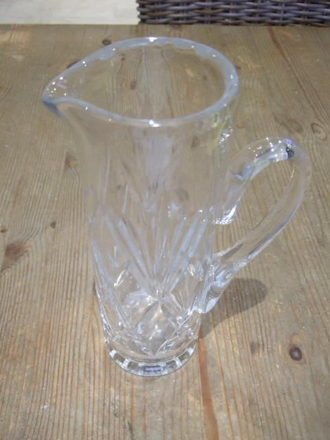 VINTAGE 1980S CUT Glass Jug – Possibly Stuart Crystal – Clear £31.89 ...