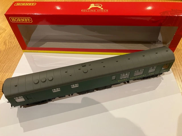 HORNBY R4972 BR MK1 BR GREEN RESTAURANT BUFFET COACH No. S1765 Scale 00 ...