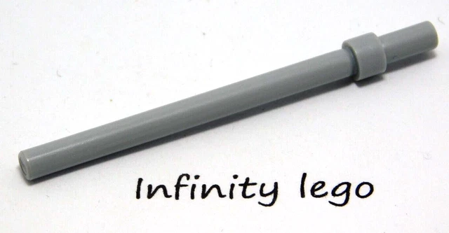 12 LEGO LIGHT Grey 6L Bar Thick Stop Rod Pole Stick (28921 63965) 12 ...