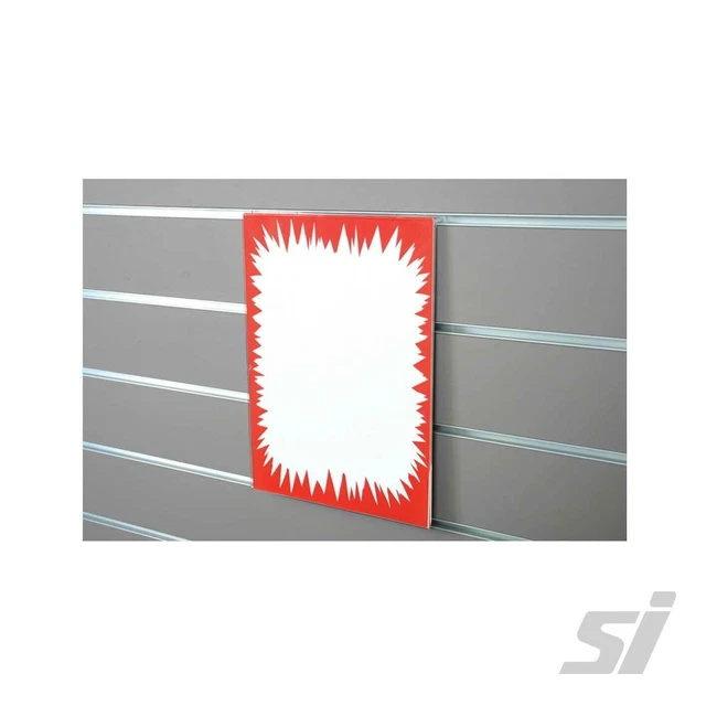 A4 SLATWALL ACRYLIC Holder, Slat Wall Plastic Poster Frame,Clear Sign ...