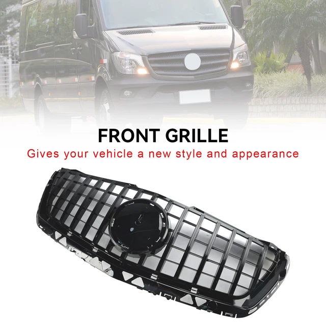 FRONT BUMPER GRILLE Grill Pour Mercedes Benz Sprinter W906 2014-2018 ...
