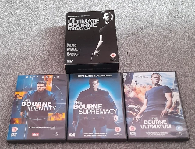 THE ULTIMATE BOURNE Collection 3-Film Identity/Supremacy & Ultimatum ...