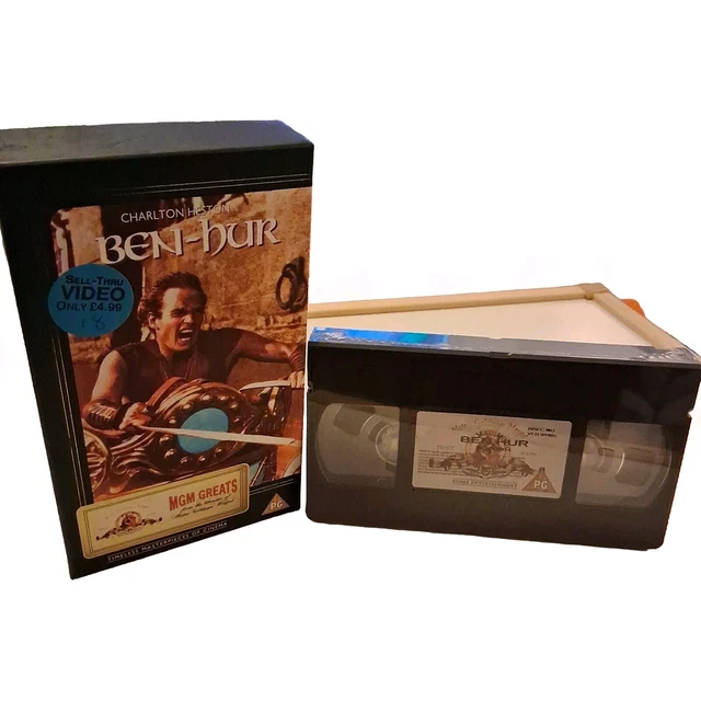 BEN-HUR VHS 1959, 2000 2 Tape Set **SEALED NEW** ** £4.00 - PicClick UK