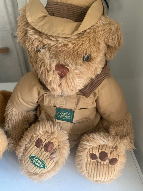 LAND ROVER SAFARI Explorer Plush Teddy Bear Soft Toy 30cm Rare and ...