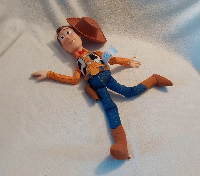 TOY STORY WOODY Action Figure Talking Plush 15" Thinkway Toys **Disney ...