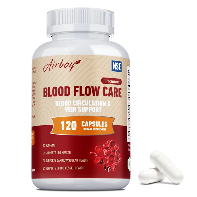 BLOOD FLOW CARE - Nitric Oxide Booster, Clean Veins and Arteries - with ...