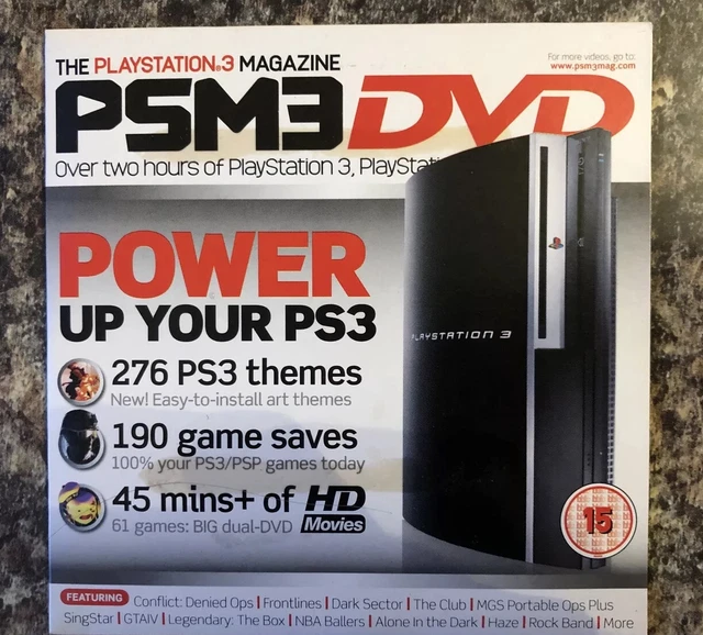 PLAYSTATION 3 MAGAZINE PSM3 DVD Upcoming Game Footage Videos £5.42 ...
