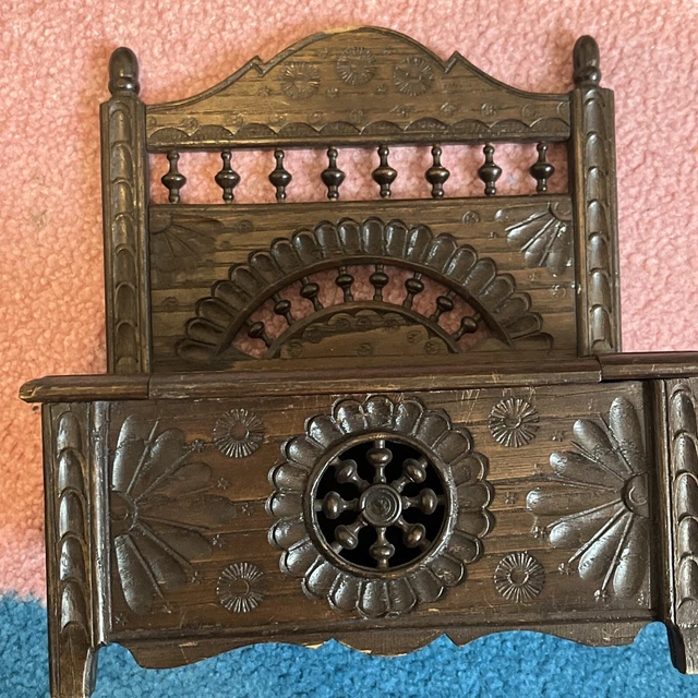 MEUBLE BRETON BANC/BANQUETTE coffre de poupée bois EUR 20,00 - PicClick FR