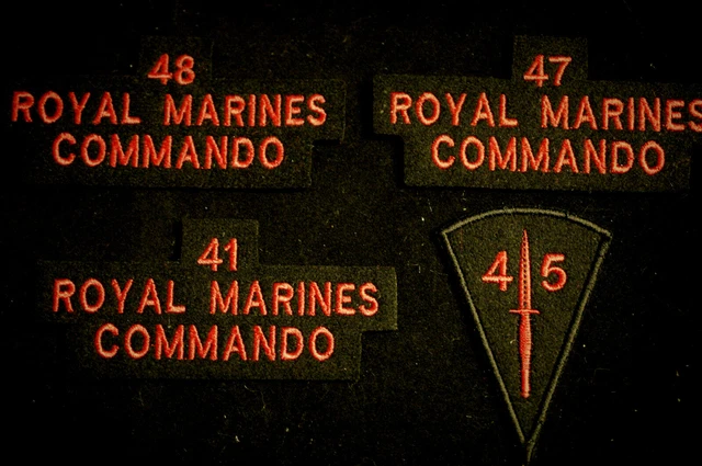 BRITISH ARMY - 41 - 47 - 48 - Royal Marine Commandos - WW2 Type -Sew on ...
