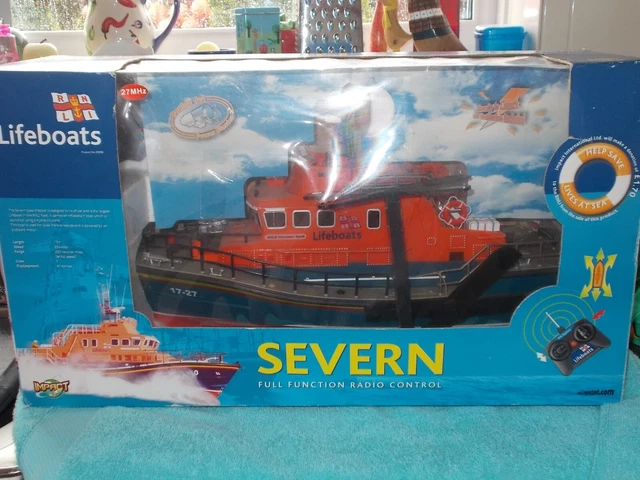RNLI SEVERN. FULL Function Remote control life boat. Scale 1:20 27MHz ...
