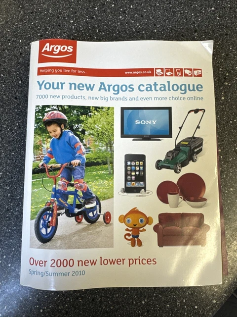 ARGOS CATALOGUE SPRING/SUMMER 2010 Rare Collector's Item £25.00 ...
