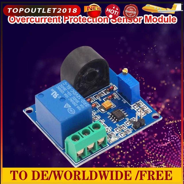 12v Current Detection Sensor Module 5a Relay Overcurrent Protection Switch Eur 3 49 Picclick De