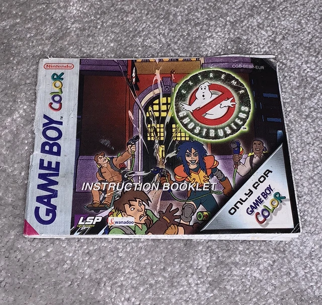 GHOSTBUSTERS EXTREME INSTRUCTION Booklet Nintendo Gameboy Color Manual GBC £6.99 - PicClick UK