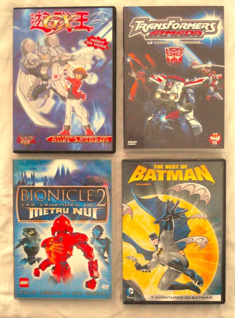 LOT DE 4 dvd batman transformers bionicle gx EUR 5,00 - PicClick FR