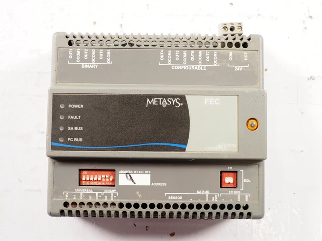 JONSON CONTROLS METASYS MS-FEC1610-0 24VAC 2A Controller $172.90 ...