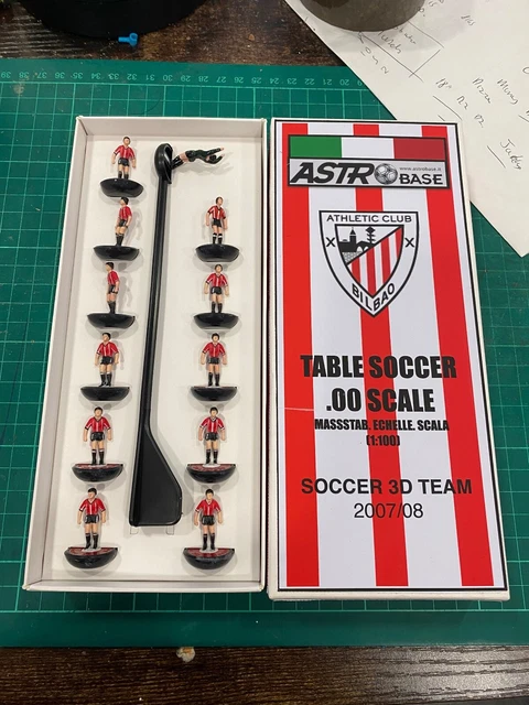 ASTROBASE SOCCER 3D Subbuteo Table Football Team Atletic Bilbao (SPA ...
