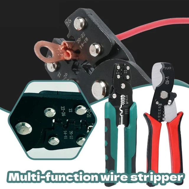 SELF-ADJUSTING INSULATION WIRE Stripper cutter crimper Tool 2024 ...