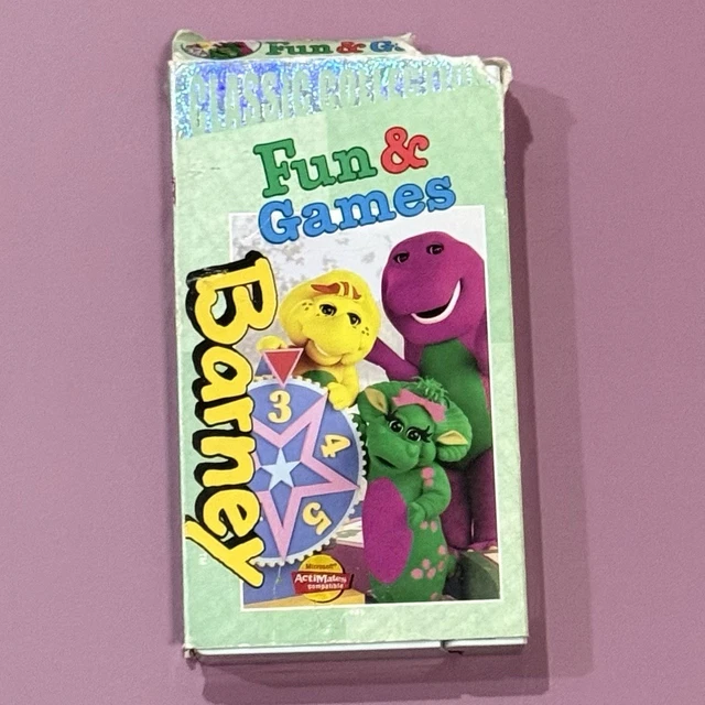 BARNEY - BARNEYS Fun and Games (VHS, 2000, Classic Collection) $20.79 ...