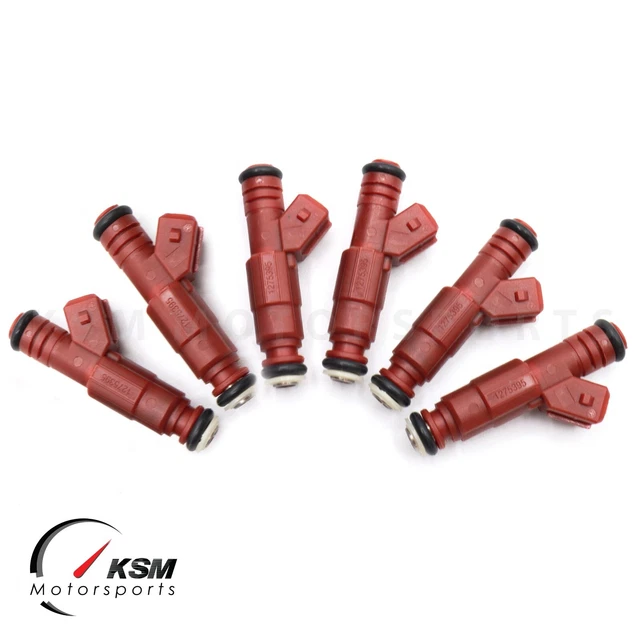 6 X 30LB fuel injectors for VW VR6 Porsche 911 BMW M3 M30 E30 E28 E36 ...