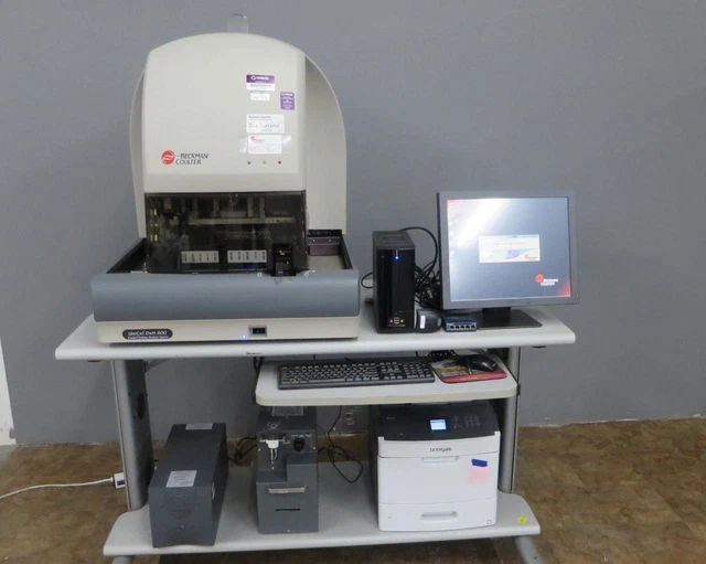 2018 BECKMAN COULTER Unicel DxH 800 Sistema Analizzatore Ematologia ...