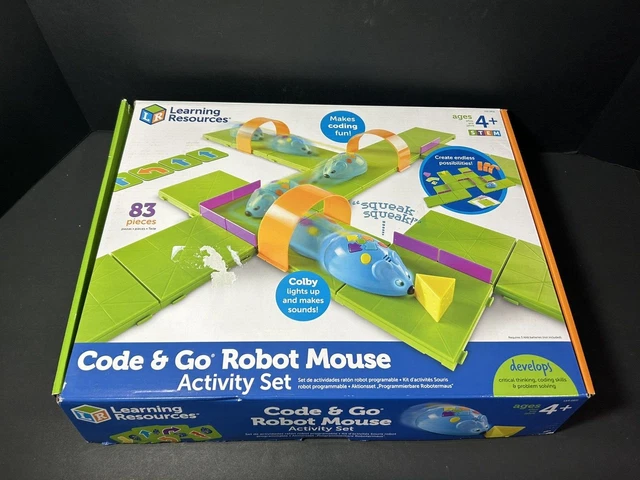 LEARNING RESOURCES CODE and Go Robot Mouse STEM Activity Set Kids $24. ...