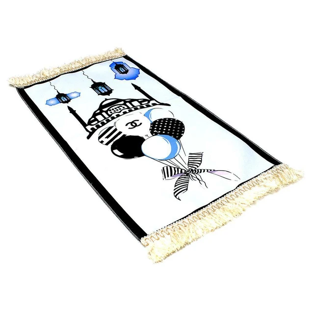 KIDS ISLAMIC PRAYER Mats Cartoon Style Janamaz ANIMATED PRAYER MAT ...