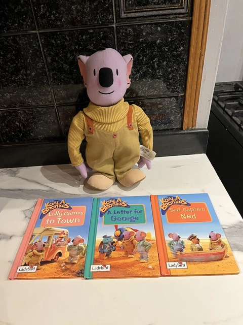 CBEEBIES KOALA BROTHERS Plush FRANK & 3 X Books £9.99 - PicClick UK