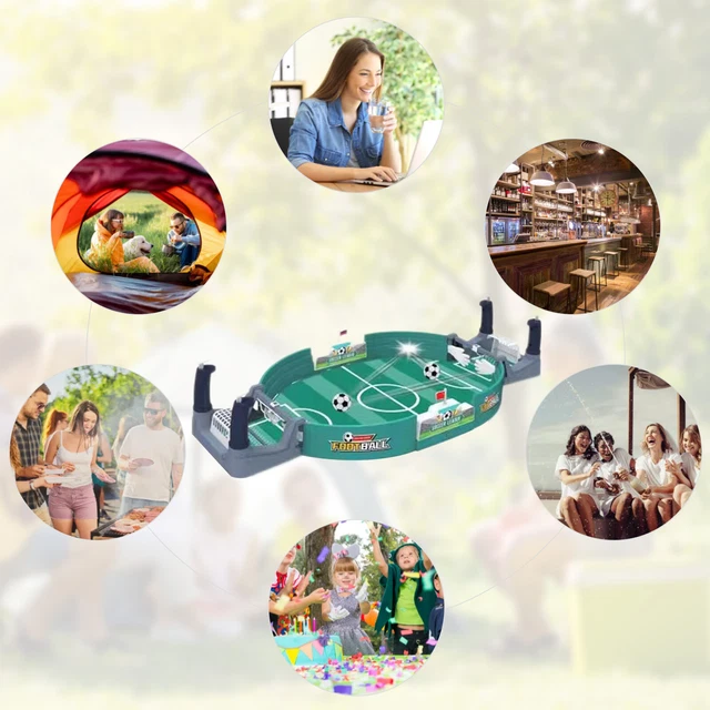 PORTABLE CHILDRENS FOOTBALL Battle Table Mini Soccer Board Game Toys (M ...