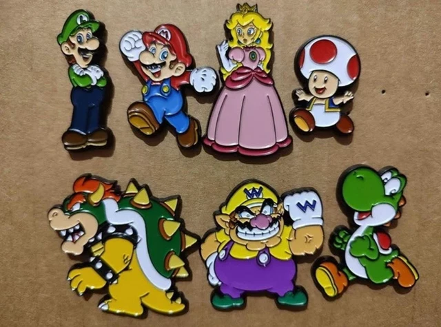 NINTENDO SUPER MARIO Pins Set Officially Licensed Nintendo Pins Full ...