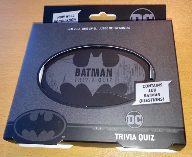 BATMAN TRIVIA JEU Quiz Dc Comics Questions Des Fans Neuf Dans Sa Boîte ...