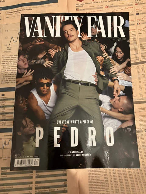 VANITY FAIR MAGAZINE July 2025 ~ Pedro Pascal ~ New ~ £4.99 - PicClick UK