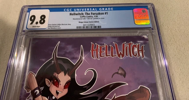 HELLWITCH FORSAKEN #1 Risque Scissor Sisters Edition CGC 9.8 Dan ...