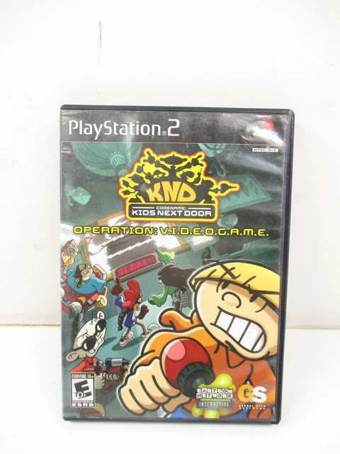 KND CODENAME KIDS Next Door Operation: V.I.D.E.O.G.A.M.E Sony PS2 Game ...
