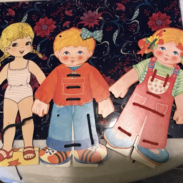 POUPÉE ANCIENNE EN carton à habiller EUR 10,00 - PicClick FR