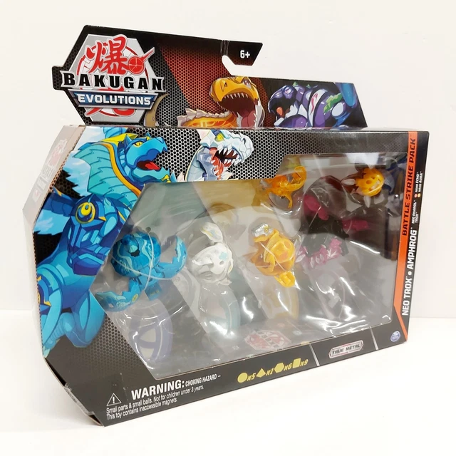 BAKUGAN EVOLUTIONS BATTLE Strike Pack - Neo Trox & Amphrog - New ...