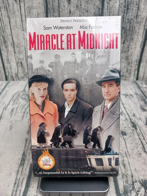 MIRACLE AT MIDNIGHT (VHS, 2000, Disney) Sam Waterston, Mia Farrow ...