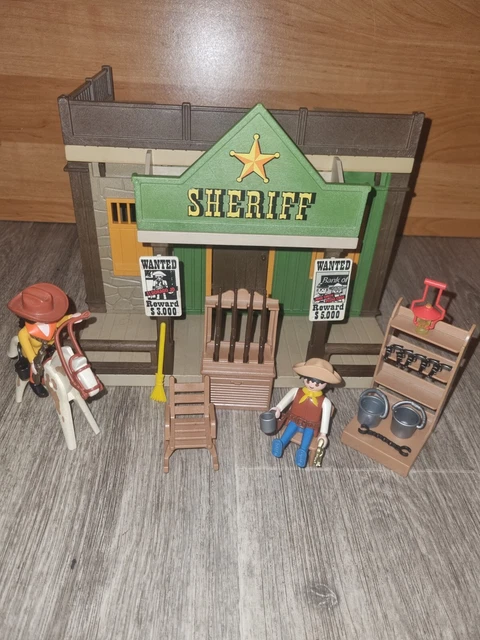 SHERIFF PLAYMOBIL 3786/7378 - Maison Western Vintage EUR 25,00 ...