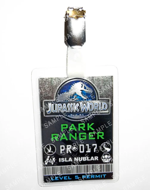 JURASSIC WORLD PARK Ranger Ingen Cosplay Fancy Dress Gift Comic Con ...