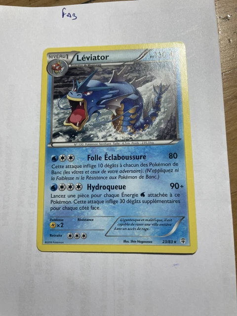 CARTE POKÉMON RARE Léviator 23/83 XY Generation Bloc XY FR EUR 3,00 ...