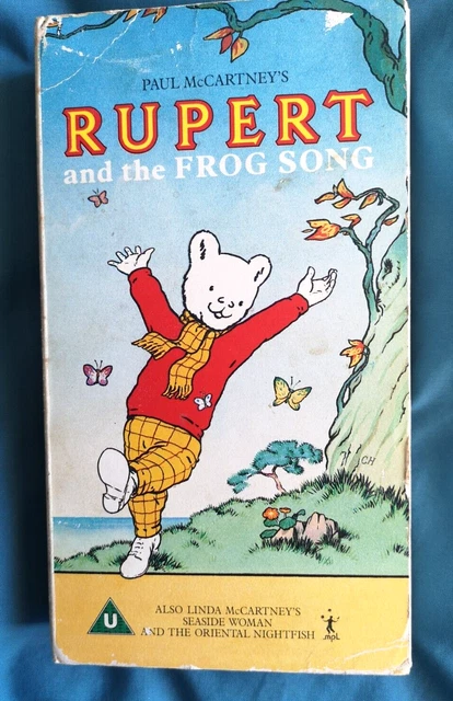 PAUL MCCARTNEY'S RUPERT and the FROG SONG VHS Video PAL Cert U 1985 ...