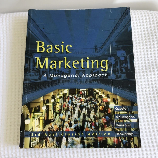 BASIC MARKETING A Managerial Approach 3rd Edition Text Book Quester ...