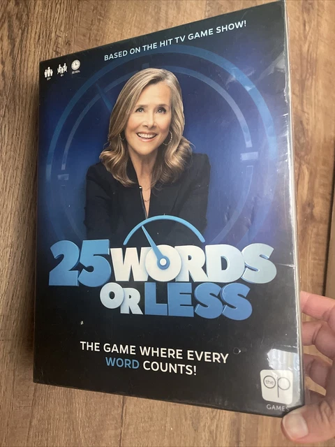 25 WORDS OR Less | Fast-Paced Word Game | Friends & Family Board Game ...
