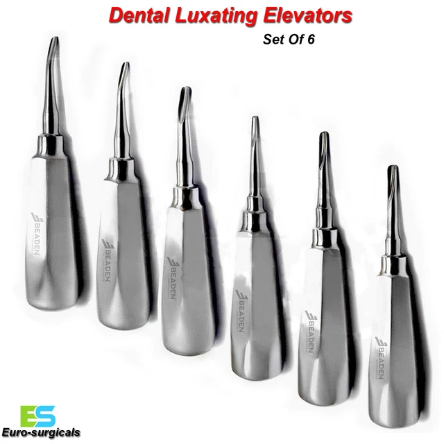 DENTAL SURGICAL LUXATING Elevators Root Extraction Surgical Instruments ...