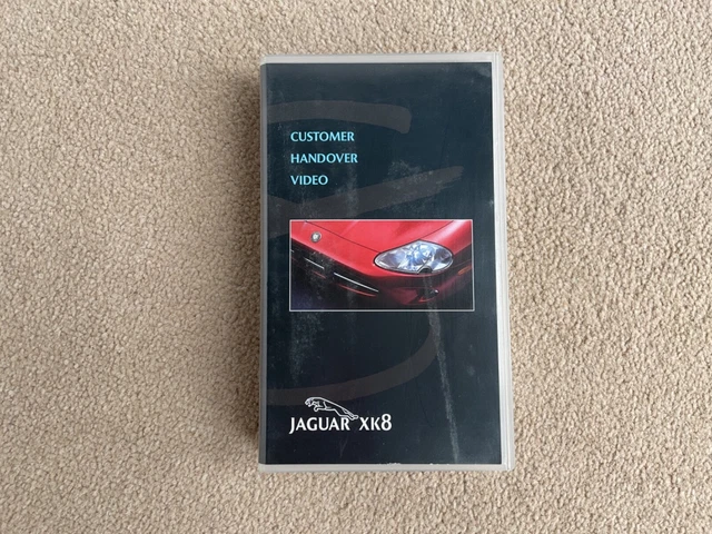 JAGUAR XK8 Customer Handover VHS Video Tape 1996 Vintage **Read ...