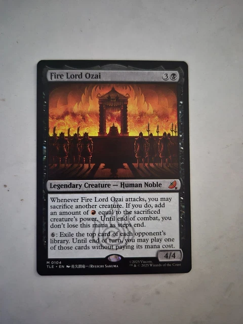 MTG – AVATAR – Fire Lord Ozai – Mythic 0104 jumpstart £9.08 - PicClick UK