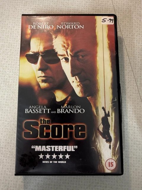 THE SCORE ROBERT de Niro, Edward Norton Big Box VHS £10.80 - PicClick UK