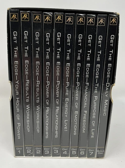 ANTHONY TONY ROBBINS Get The Edge DVD Box Set Motivational Speaking EUR ...